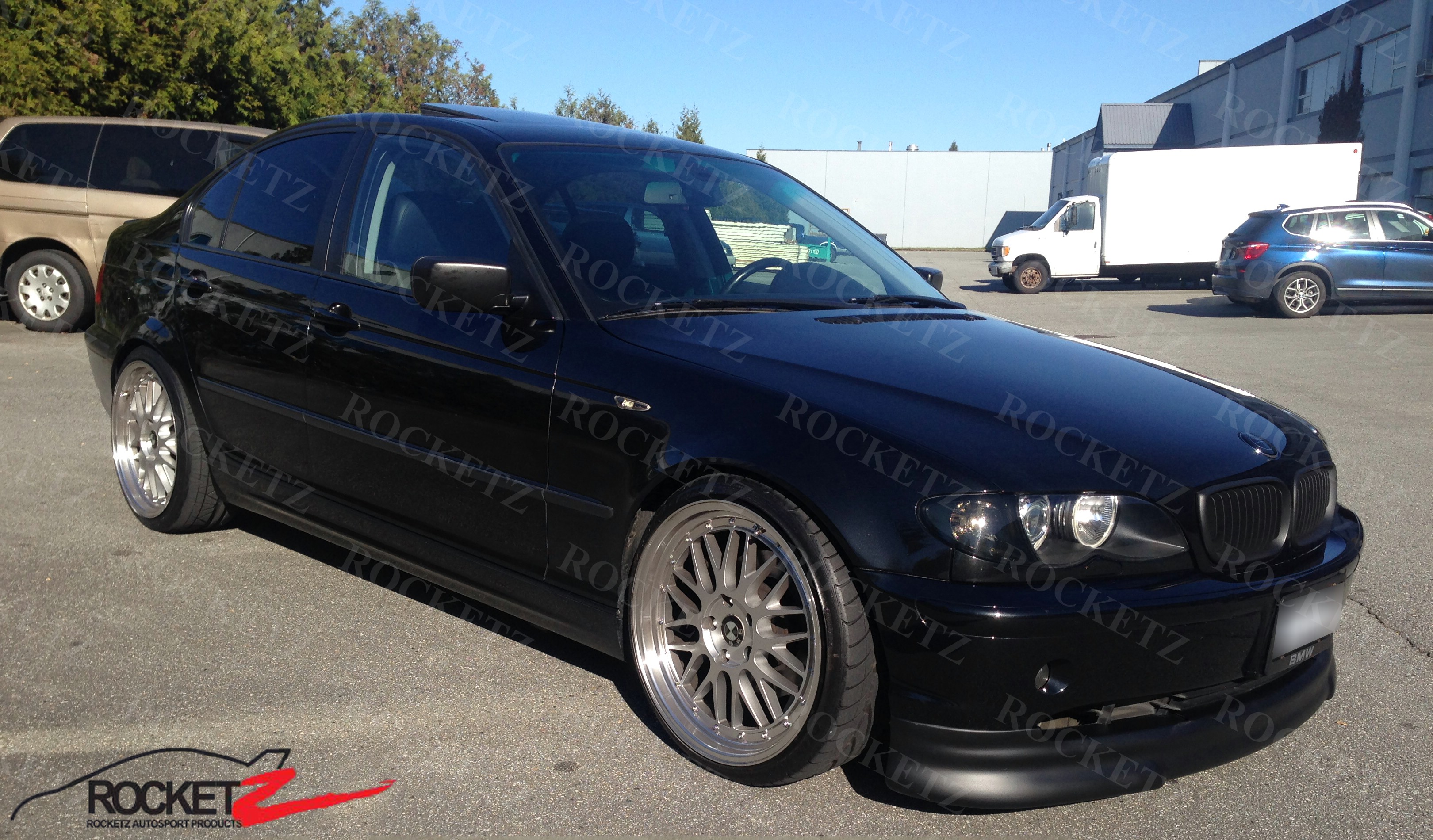 BMW E46 03-05 HM Style Front lip 4D | ROCKETZ AUTOSPORT