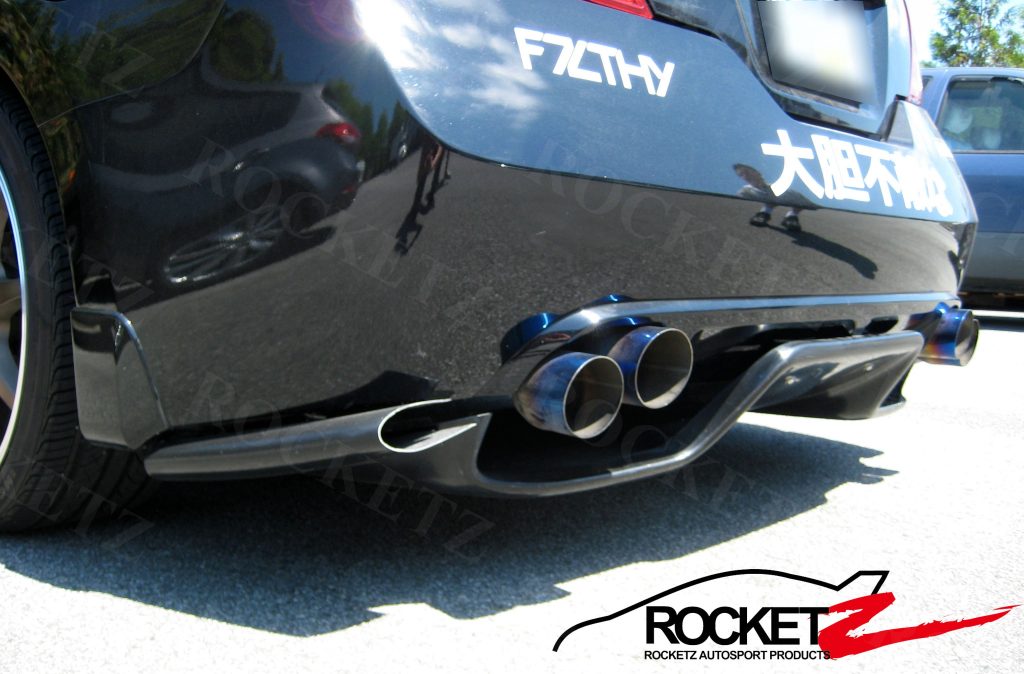 Altima 08-12 Top Secret Style Rear Diffuser - ROCKETZ AUTOSPORT