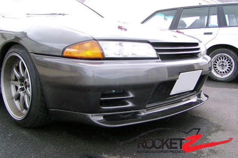 Nissan R32 Skyline GTR JUN Style Front Lip FRP - ROCKETZ AUTOSPORT