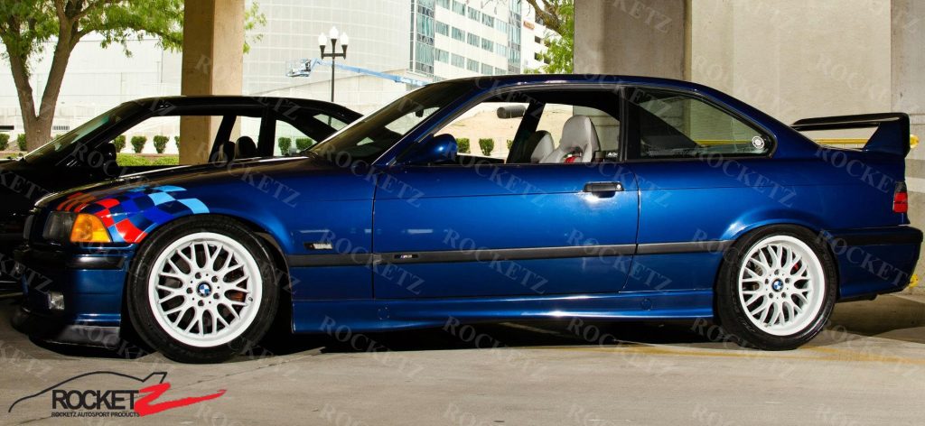 BMW E36 92-98 HM Style Spoiler (High ver.) - ROCKETZ AUTOSPORT