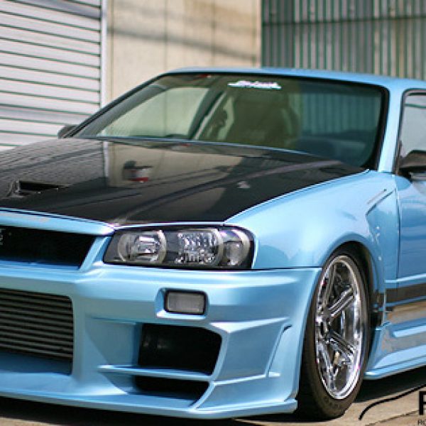 R34 GTR FRP DL Style Front Bumper | ROCKETZ AUTOSPORT