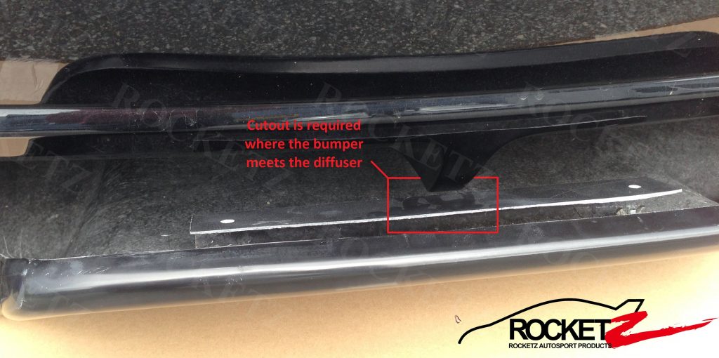 Altima 08-12 Top Secret Style Rear Diffuser - ROCKETZ AUTOSPORT