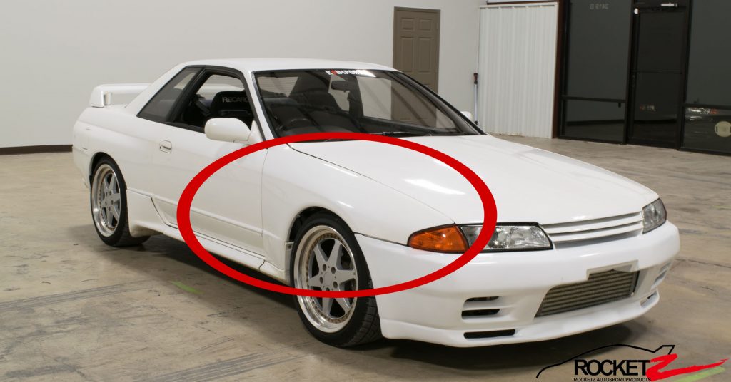 R32 GTR OEM Style Front Fenders FRP - ROCKETZ AUTOSPORT