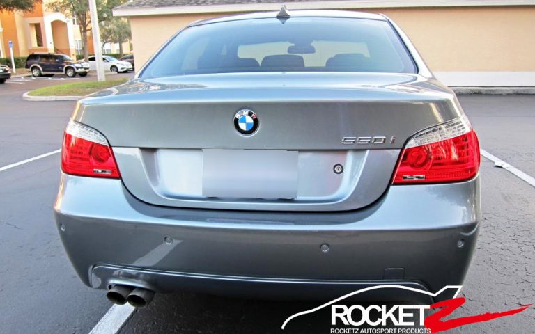 BMW E60 MTech MSport Style Rear Bumper FRP - ROCKETZ AUTOSPORT